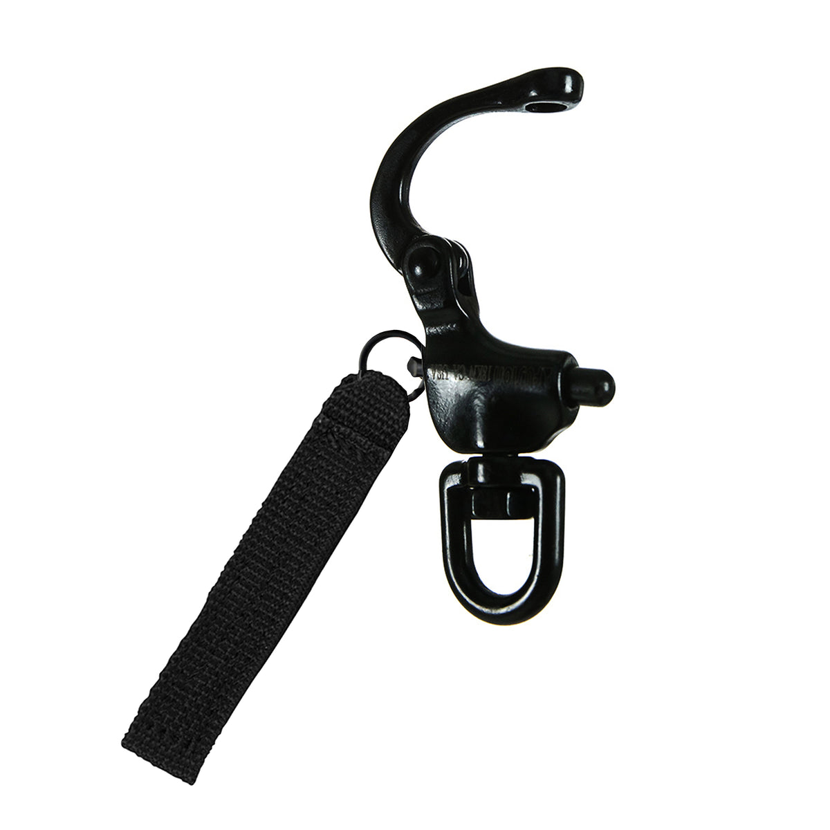 Black Steel Snap Shackle & Swivel - TAA Approved – Fusion Tactical