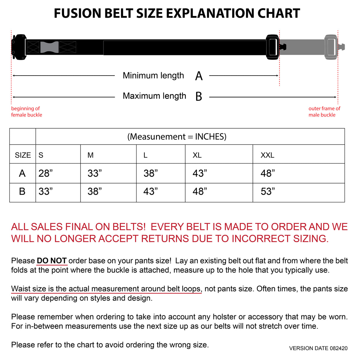 Fusion Tactical Riggers X-Large 2" Wide - Black | Fusion Tactical