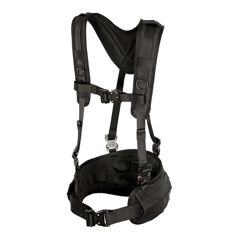 ARES 6-Point Tactical Chest Harness – Raptor Buckles + EVA Padded Rig ...